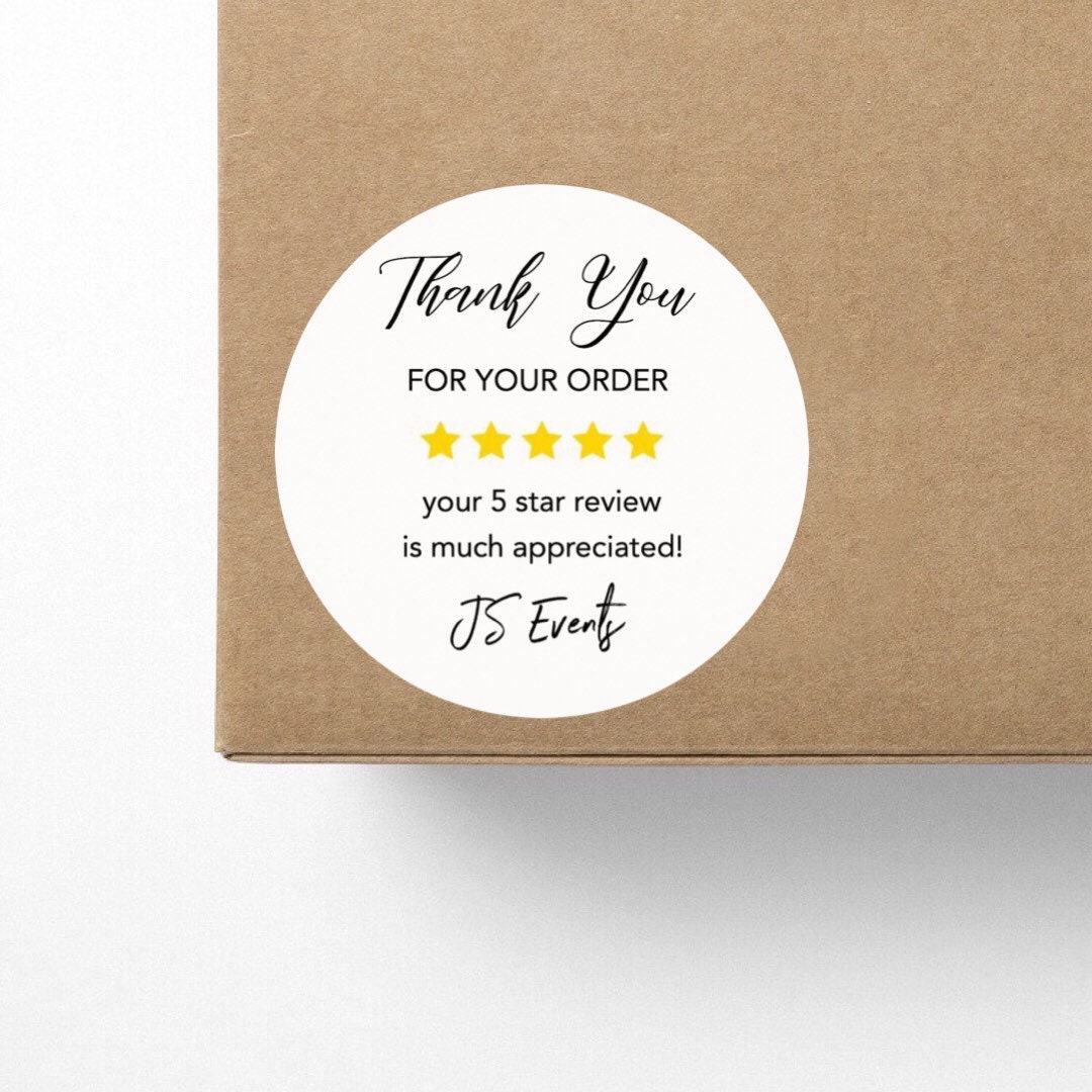 300pcs Etsy Shop Order Dispatch Labels | Business Advertising Promotion ...