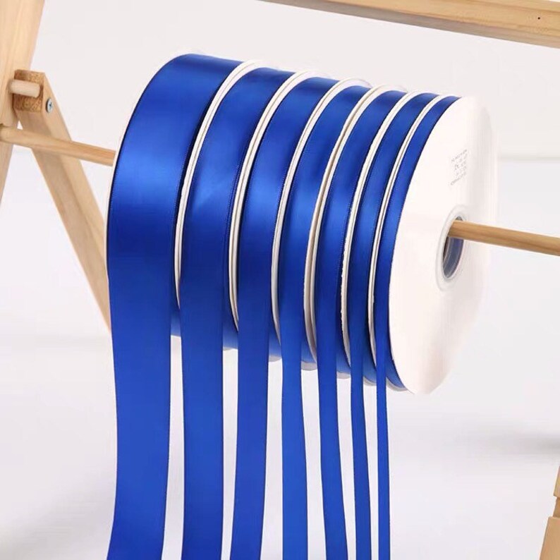Royal Blue Satin Ribbon Roll Wholesale Christmas Gift - Etsy