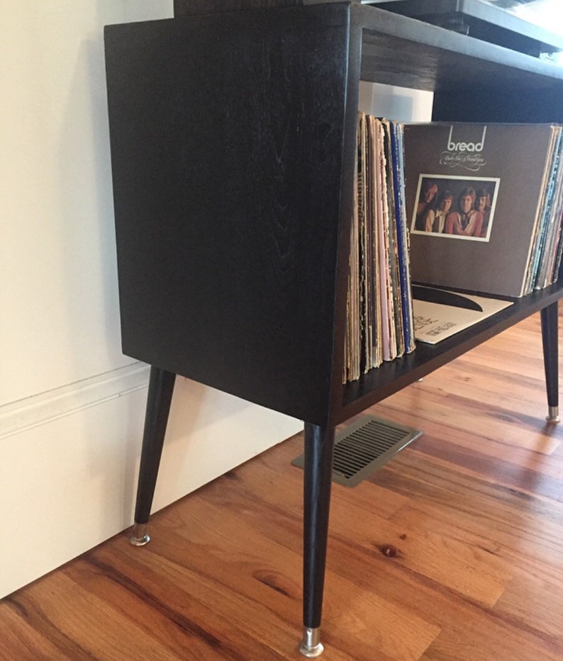 Mid-Century Modern Retro Record Player Console Table Stand | Etsy
