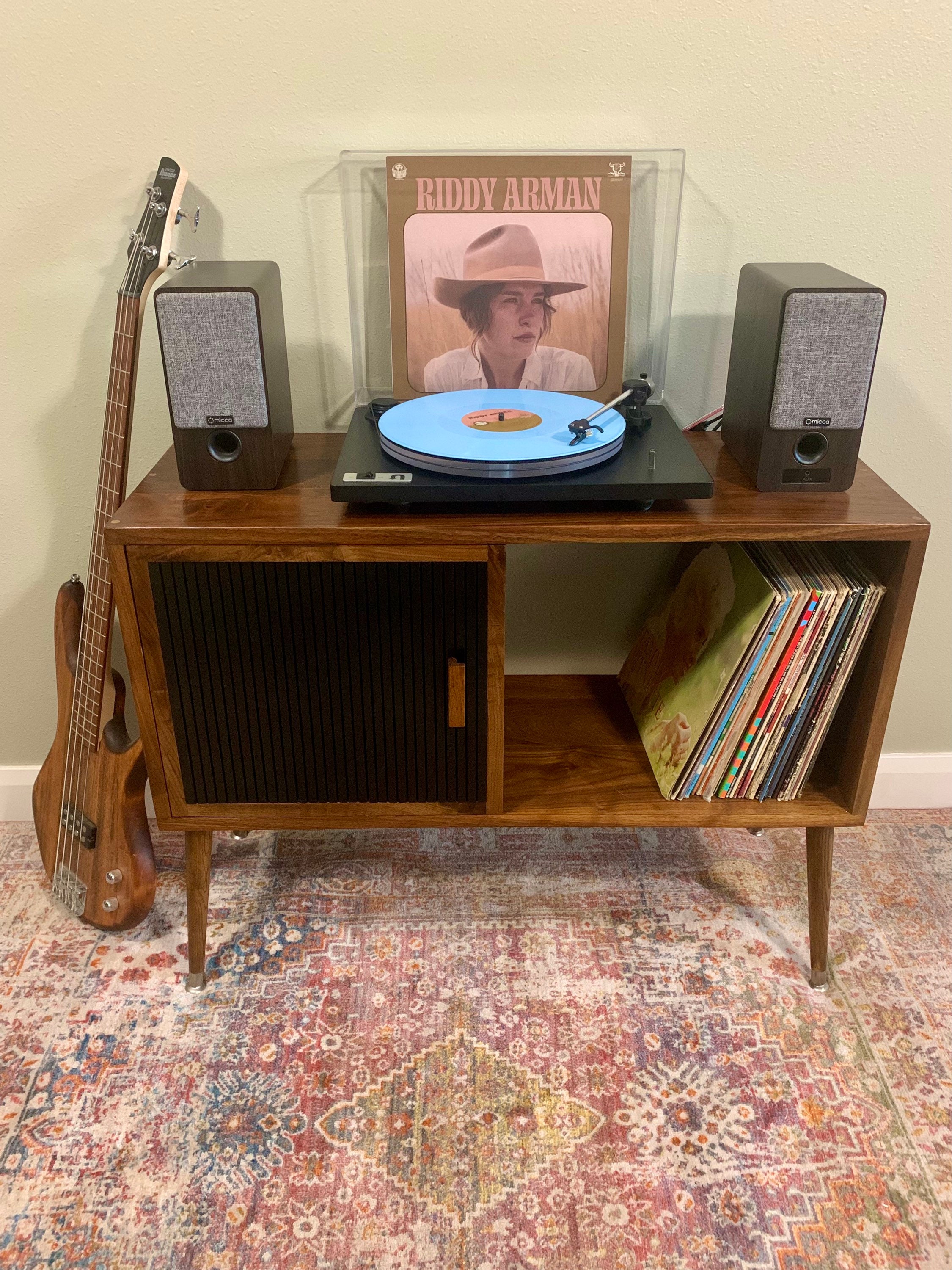 Retro Table With Record Player