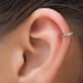 Dainty Solid Gold Daith Hoop 8mm Daith Ring Minimalist Daith - Etsy