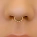 Silver 6mm Septum Ring, Dainty Septum Hoop, Small Septum Ring, Silver ...