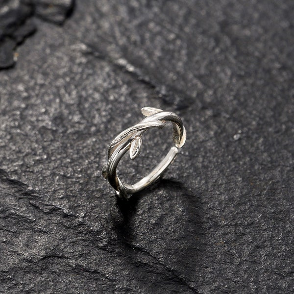 Silver Braided Ring - Etsy