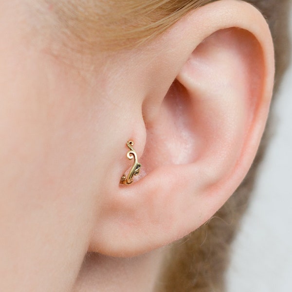 Fake Tragus Piercing - Etsy