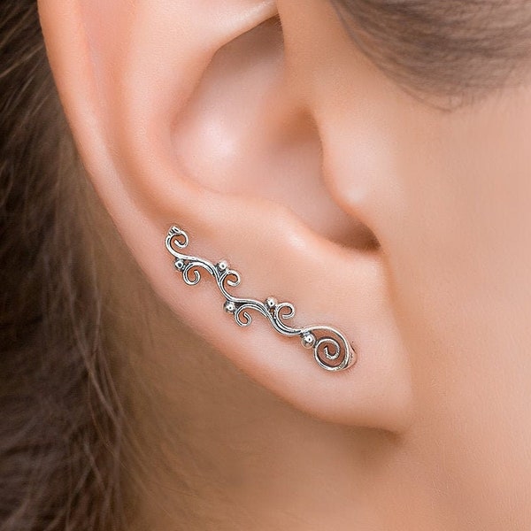 Ear Crawler Earrings - Etsy