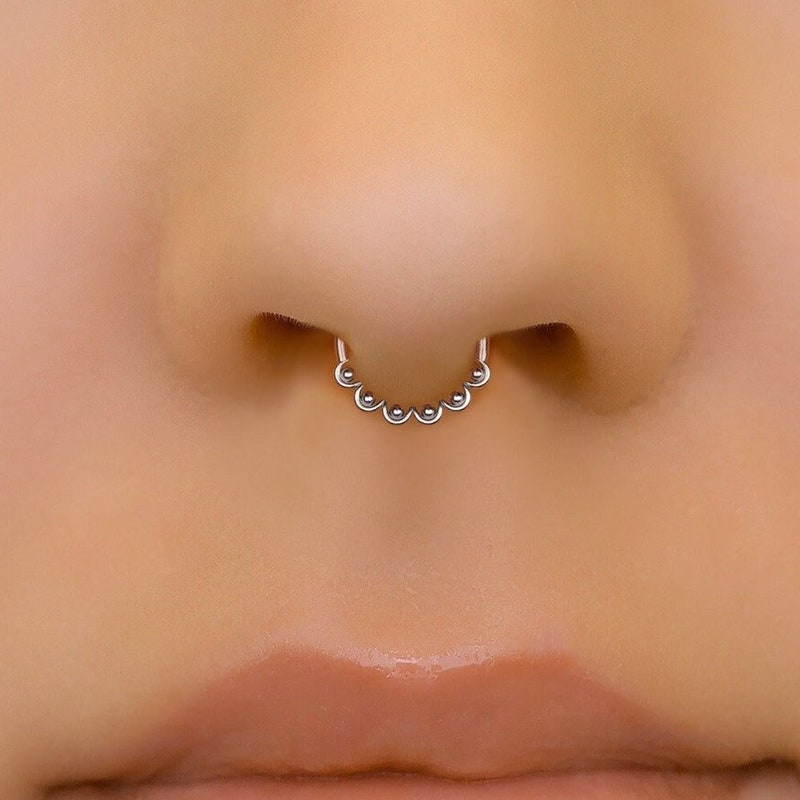 Fake Septum Ring - Etsy