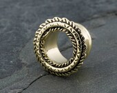 12mm Tribal Ear Tunnel. Unique Ear Gauges. Plugs and Tunnels. | Etsy