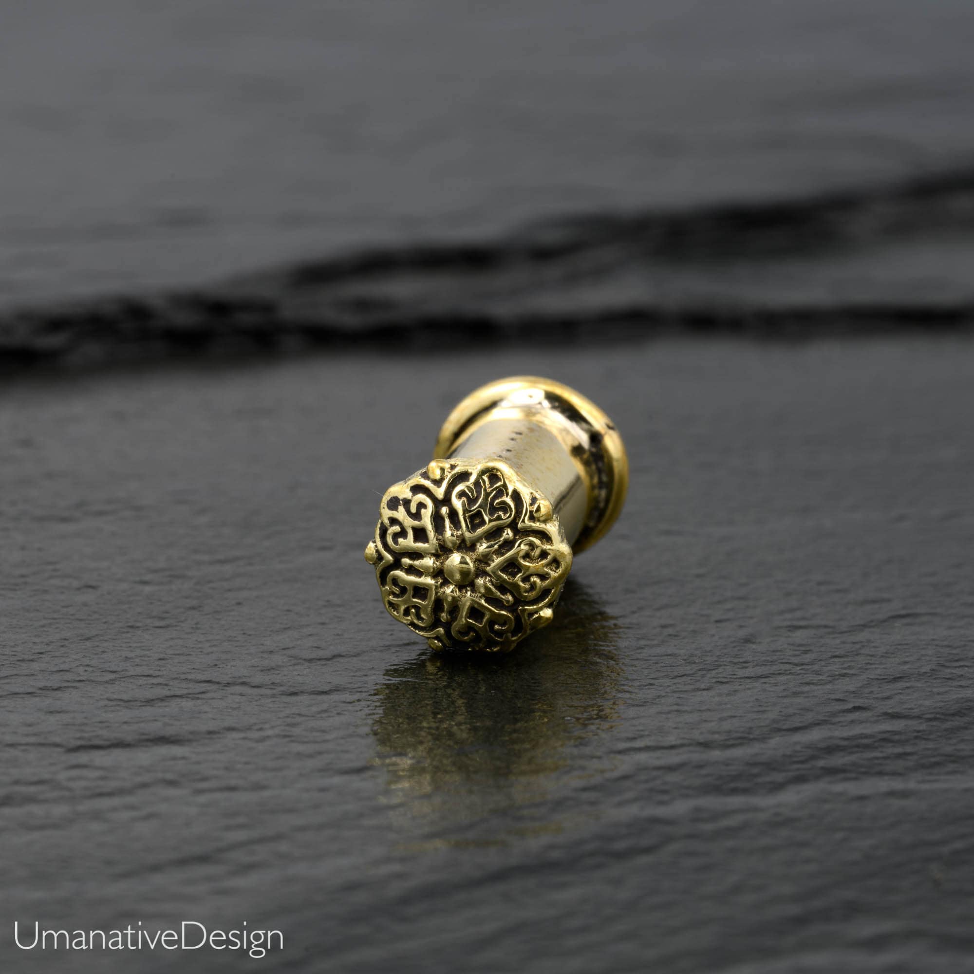 8mm Plugs 00 Gauges Gold Ear Plugs Ear Gauges Plugs and | Etsy