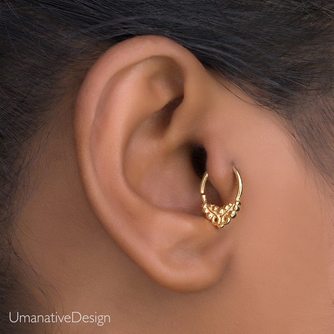 Pendiente Daith, Pendiente Tragus, Piercing en la oreja, Pendiente Helix, Pendiente de cartílago ...