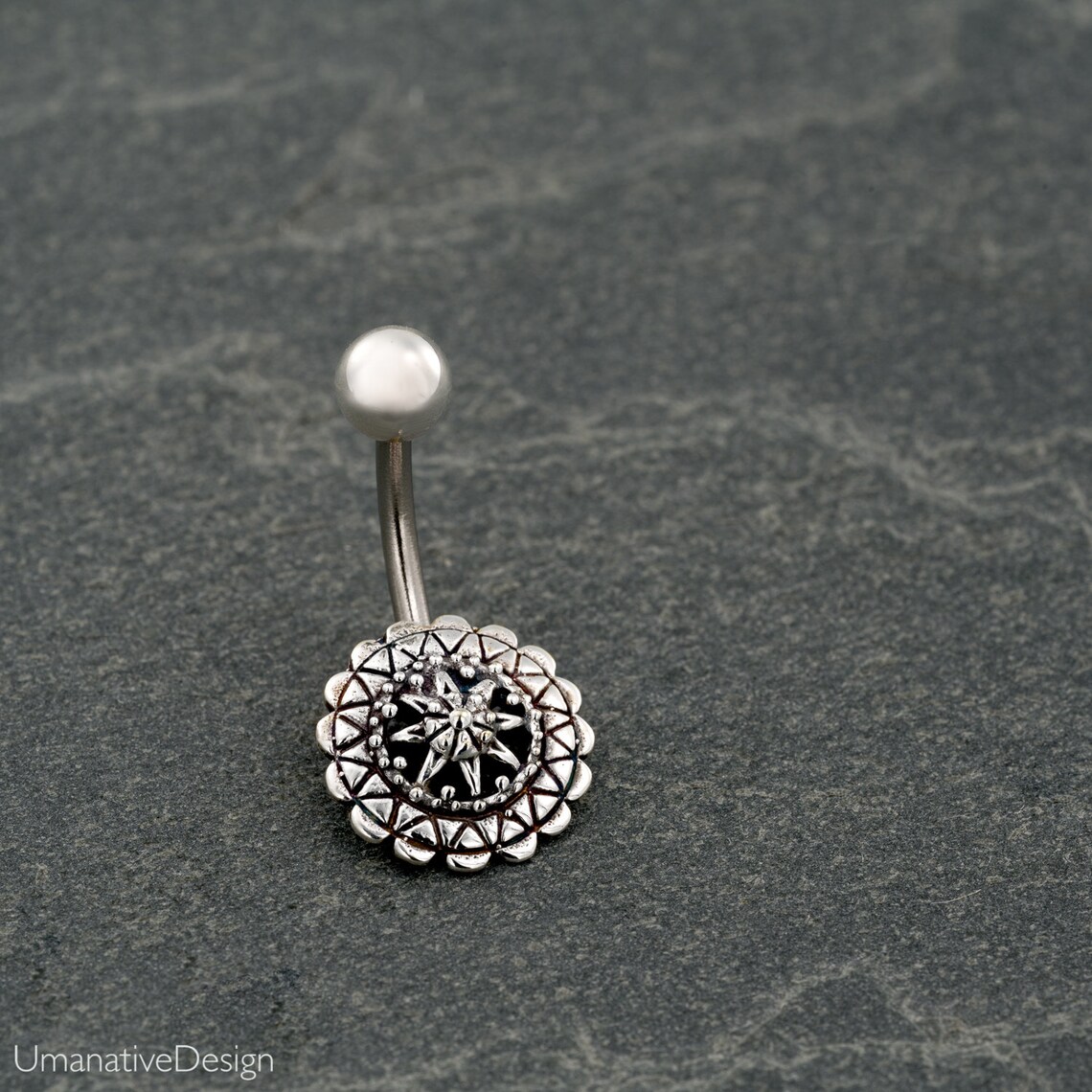 Tribal Belly Button Ring, Belly Piercing, Belly Button Jewelry, Gold ...