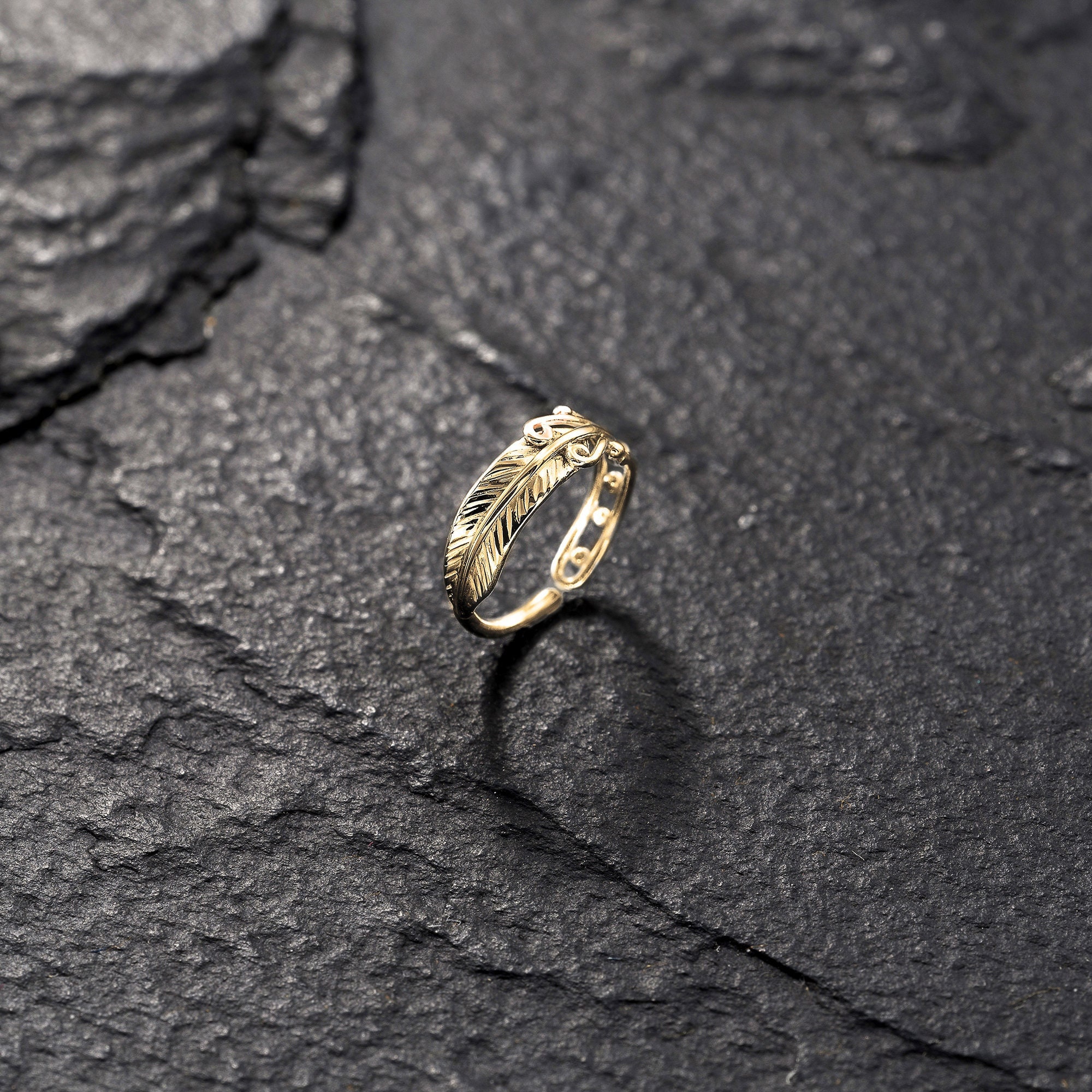 Unique Gold Cartilage Earring, Gold Feather Hoop, Modern Helix Ring ...