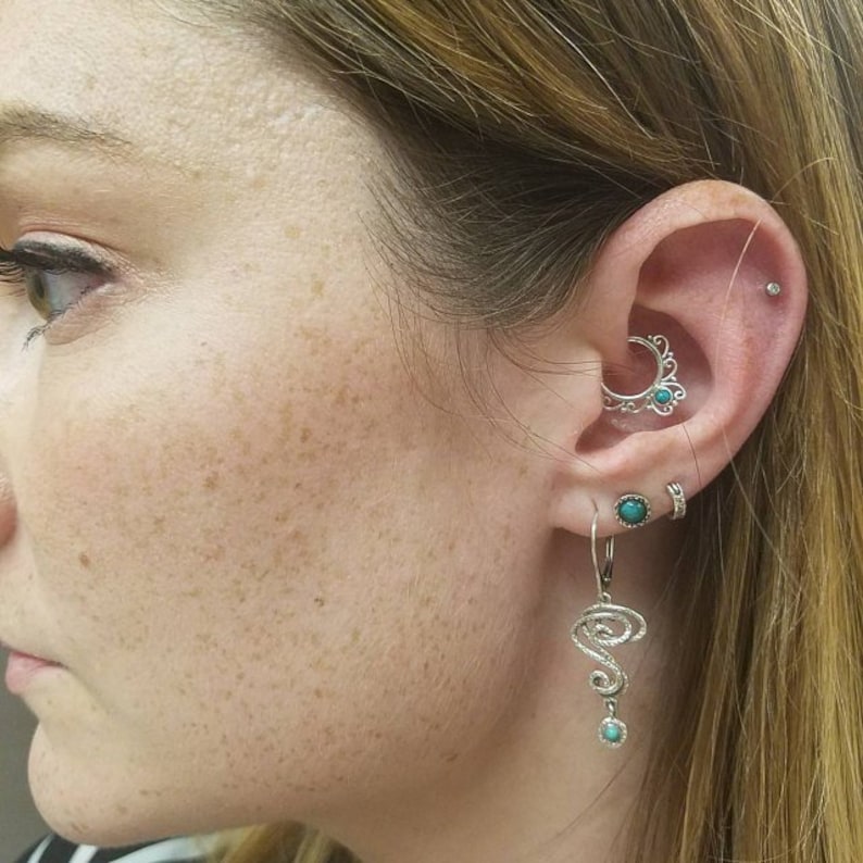 Daith Piercing Rook Piercing Daith Earring Septum Piercing | Etsy