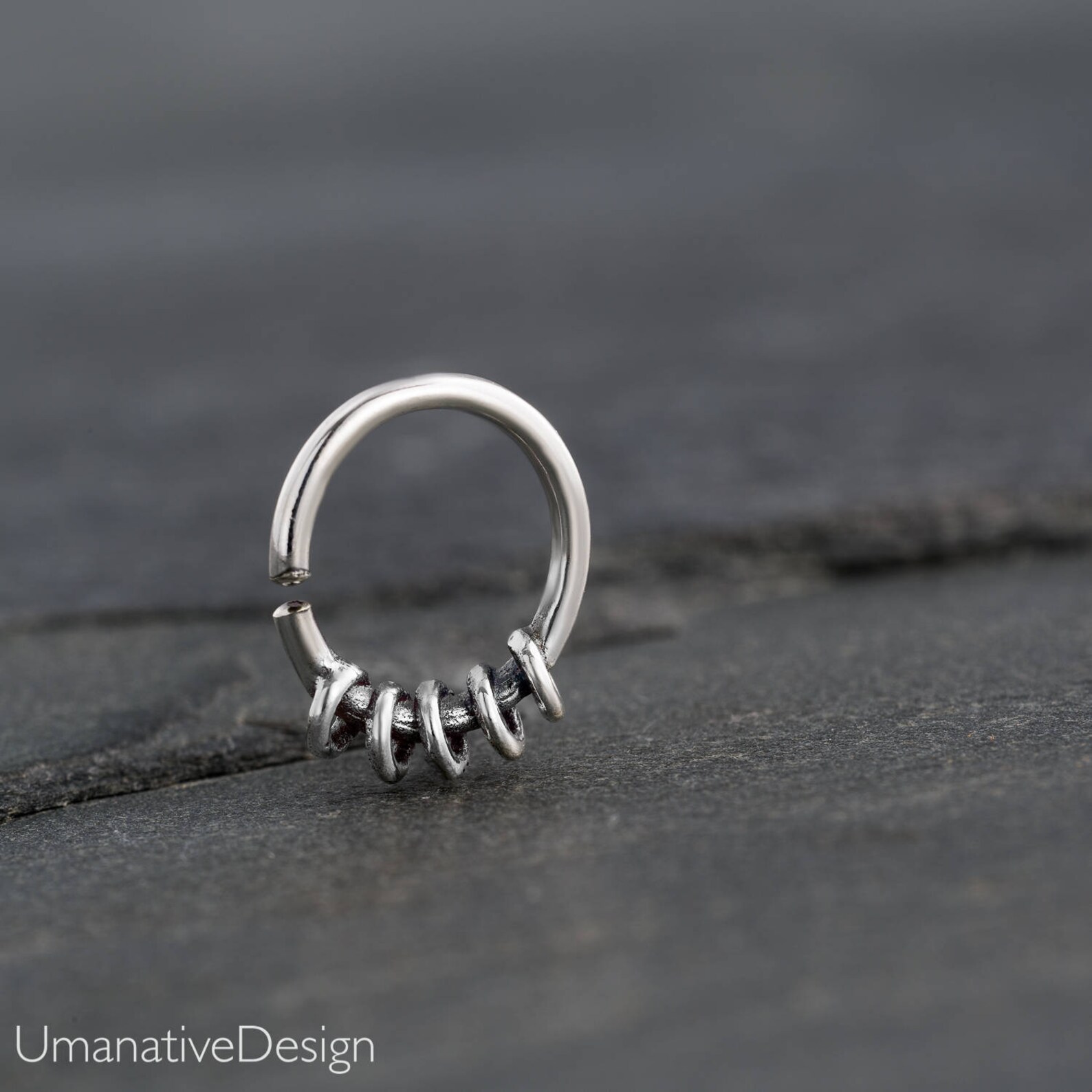 Tribal Septum Ring for Pierced Nose Septum Piercing Septum - Etsy