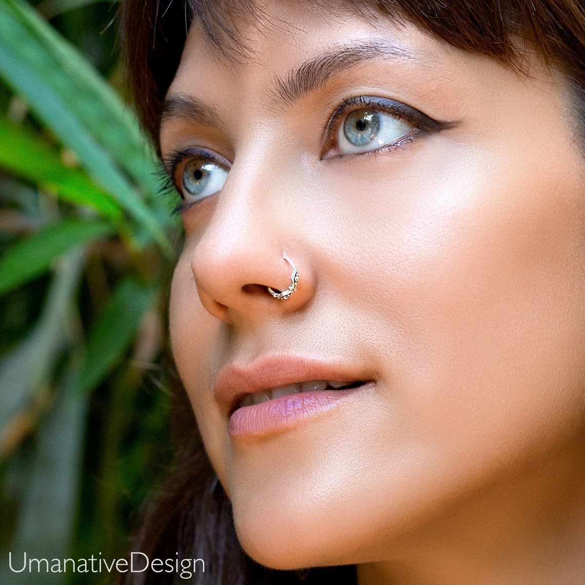 Anneau de nez indien, Anneau de nez, Piercing nez, Bijoux de nez - Etsy ...