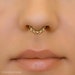 Dainty 6mm Septum Ring, Snug Fit Septum Hoop, Delicate, Indian Septum ...
