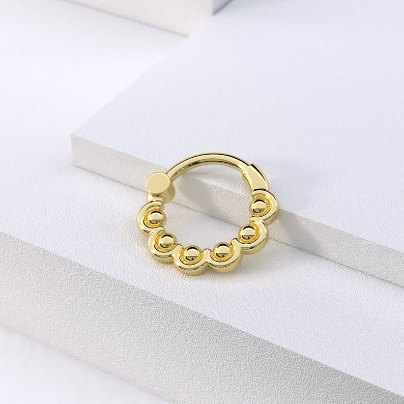 Dainty 6mm Septum Ring Snug Fit Septum Hoop Delicate Indian - Etsy Canada