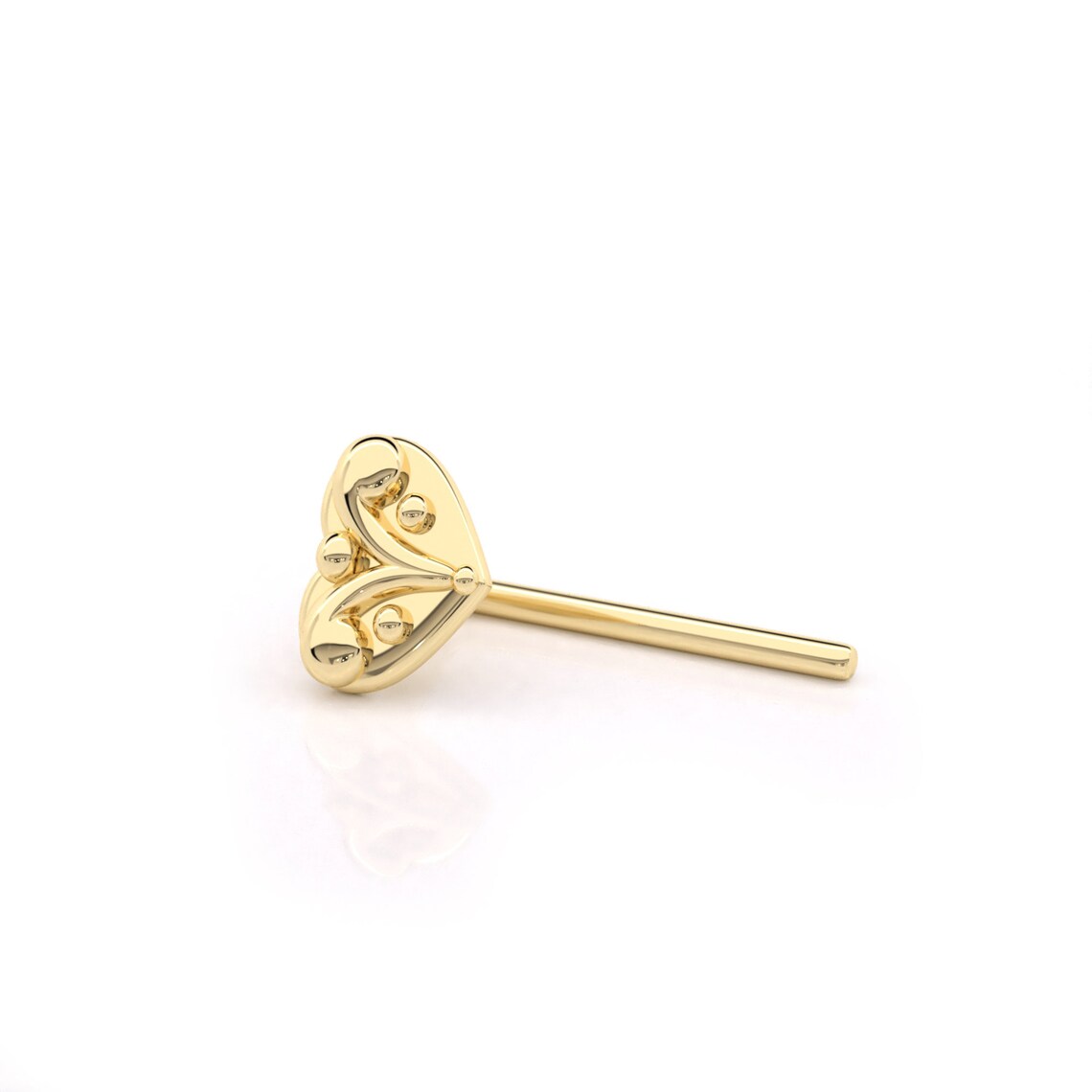 Lotus Flower Nose Stud, Nose Piercing, Nose Jewelry, Nose Stud Gold ...