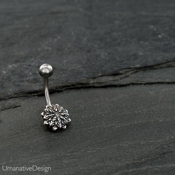Silver Navel Rings - Etsy