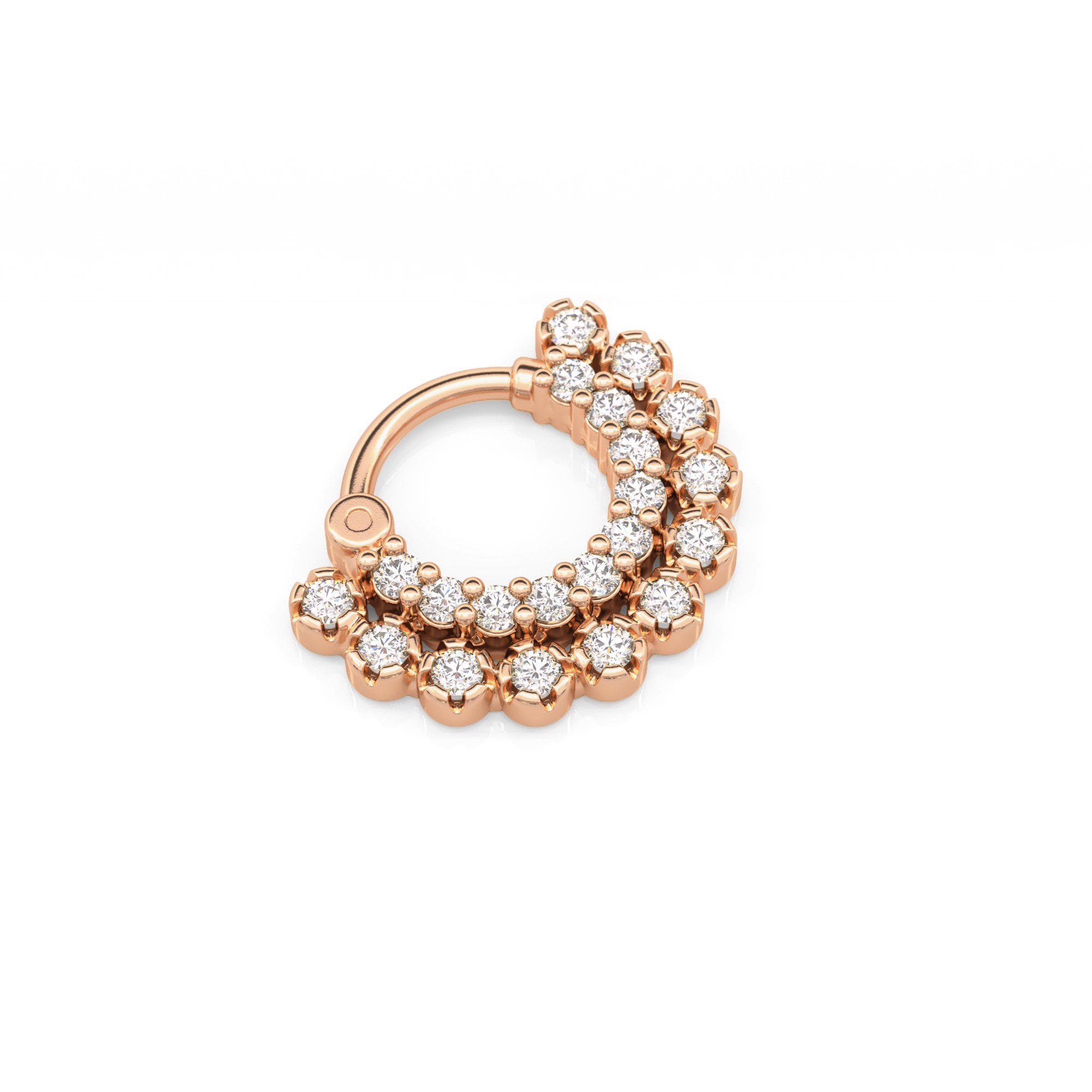 14k Gold Daith Earring Solid Gold Hoop Earring Daith - Etsy