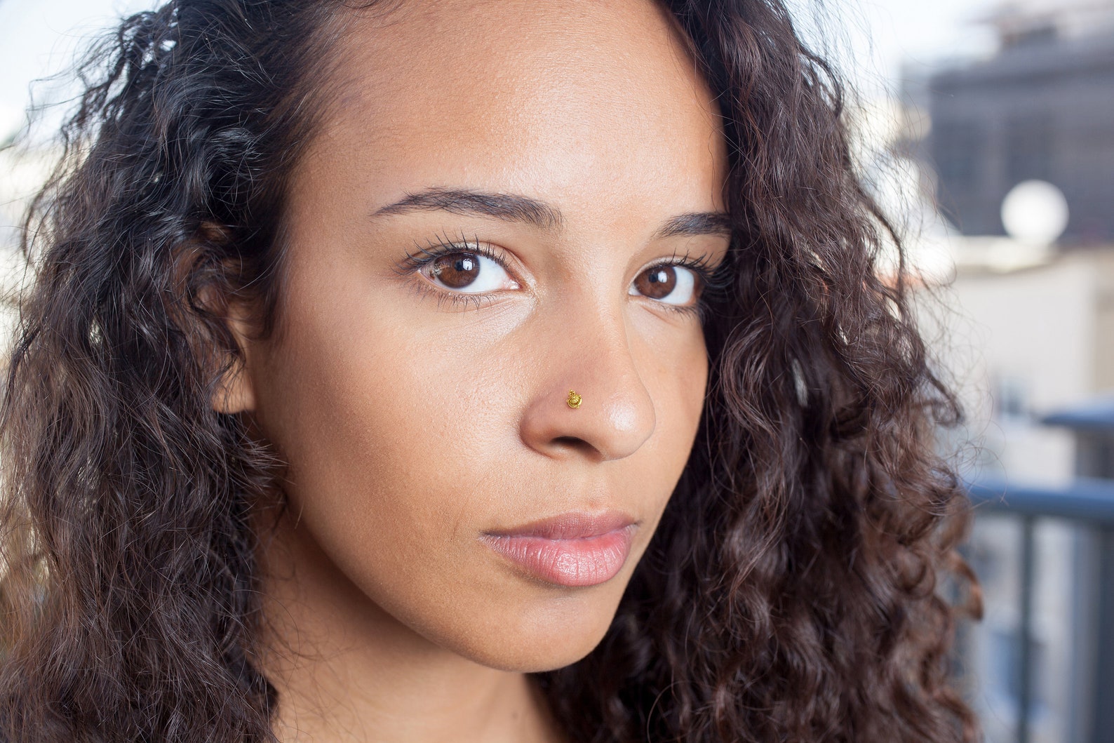 Unique Tribal Nose Stud, Gold Nose Pin, Gold Nose Stud, Boho Nose Stud ...