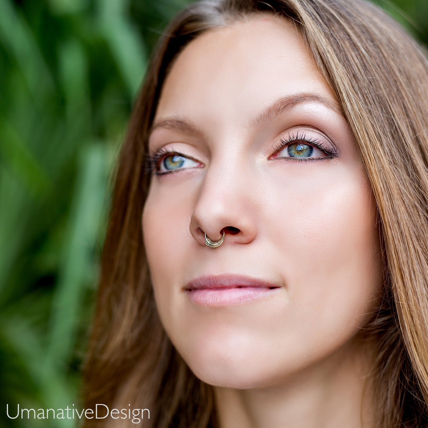 Tiny Septum Ring Septum Piercing Daith Earring Tribal | Etsy