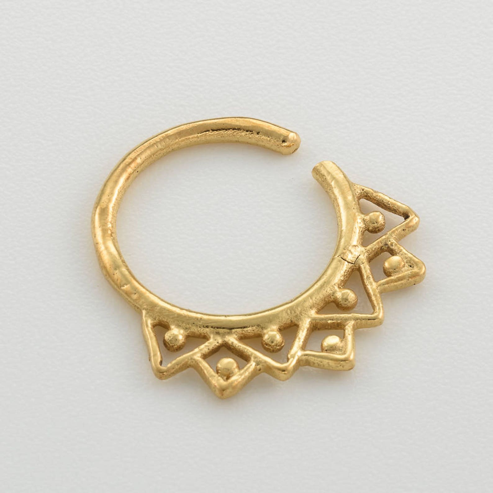 Tiny Septum Ring 20g Septum Piercing Gold Septum Hoop. - Etsy