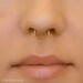 Silver 6mm Septum Ring, Dainty Septum Hoop, Small Septum Ring, Silver ...