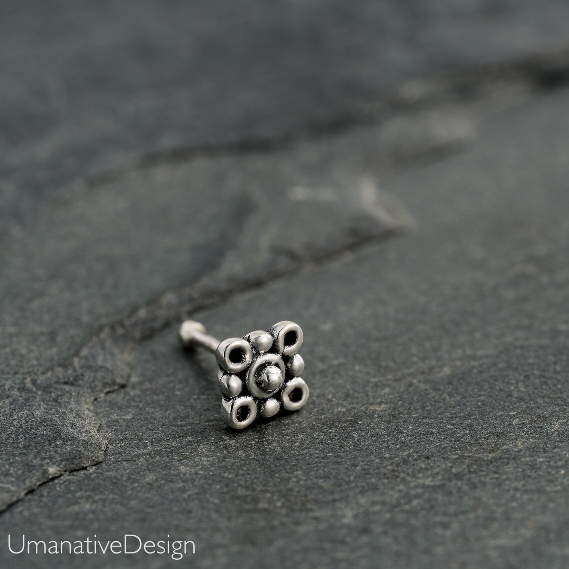 Gold Flower Nose Stud. Nose Ring. Nose Piercing. Nose Jewelry. Nose ...