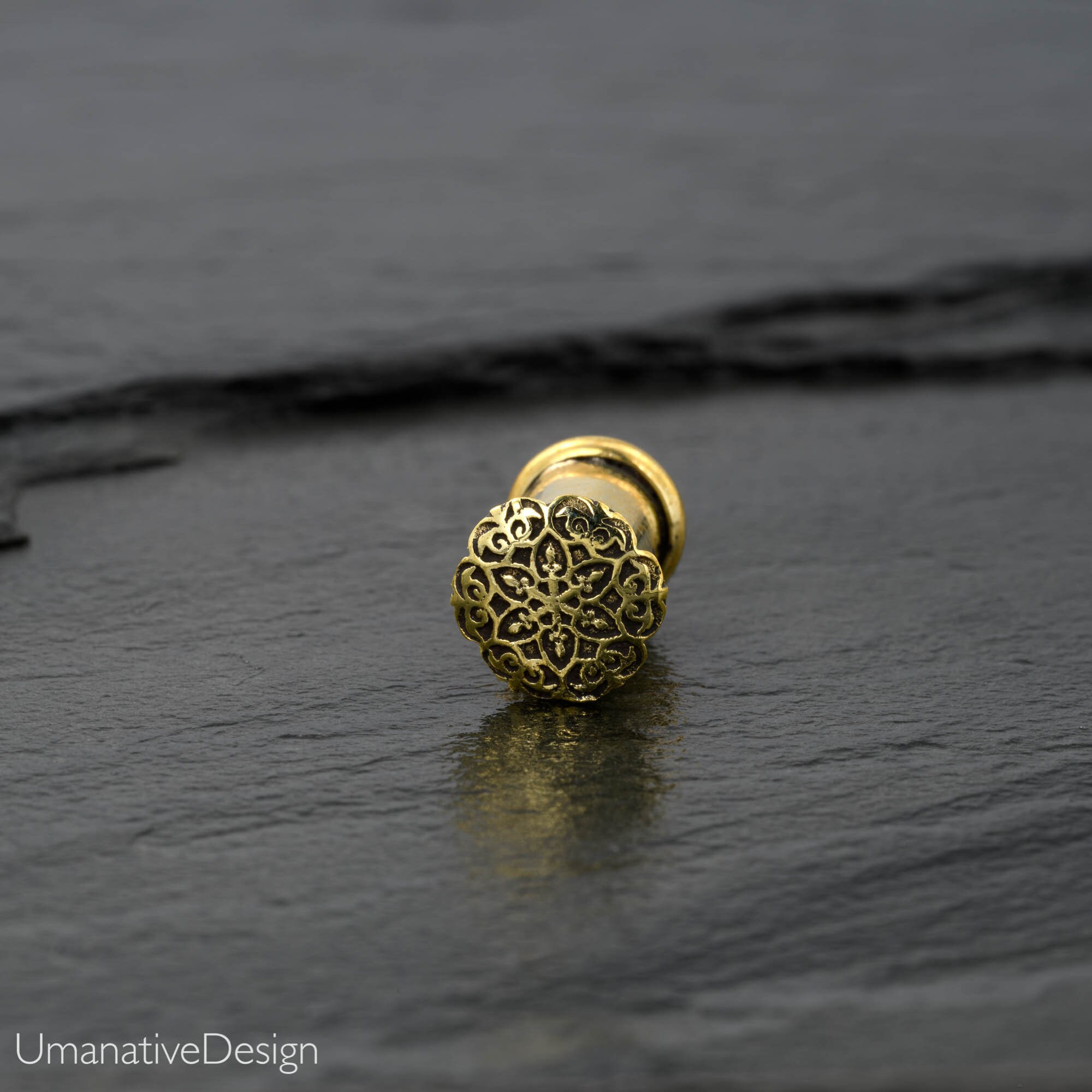 0g Gauges 8mm Ear Plugs Flower Gauges Plugs Gauges Gauges | Etsy