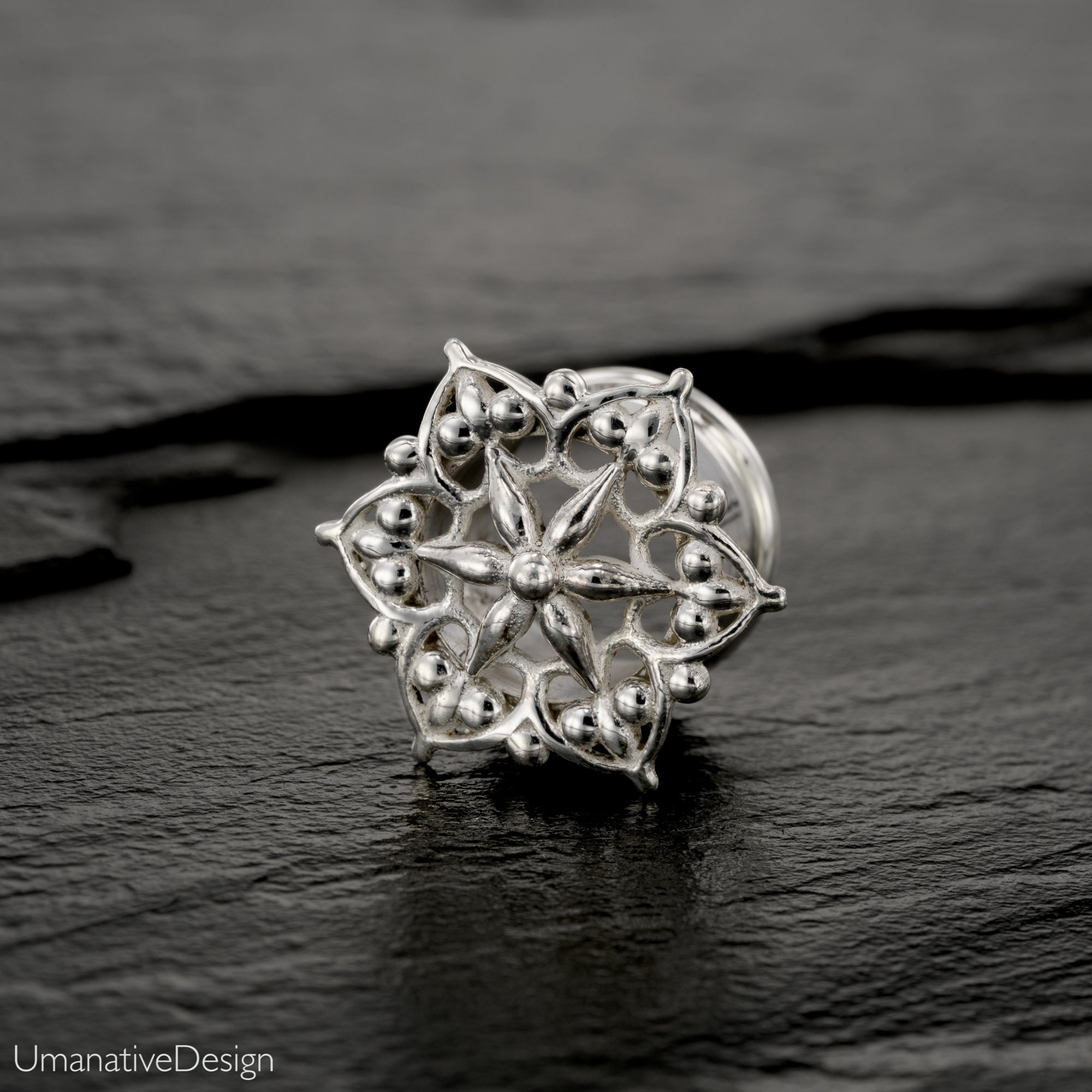 Ear Gauges, Ear Tunnels, Plugs and Tunnels, Ear Plugs, Sterling Silver ...