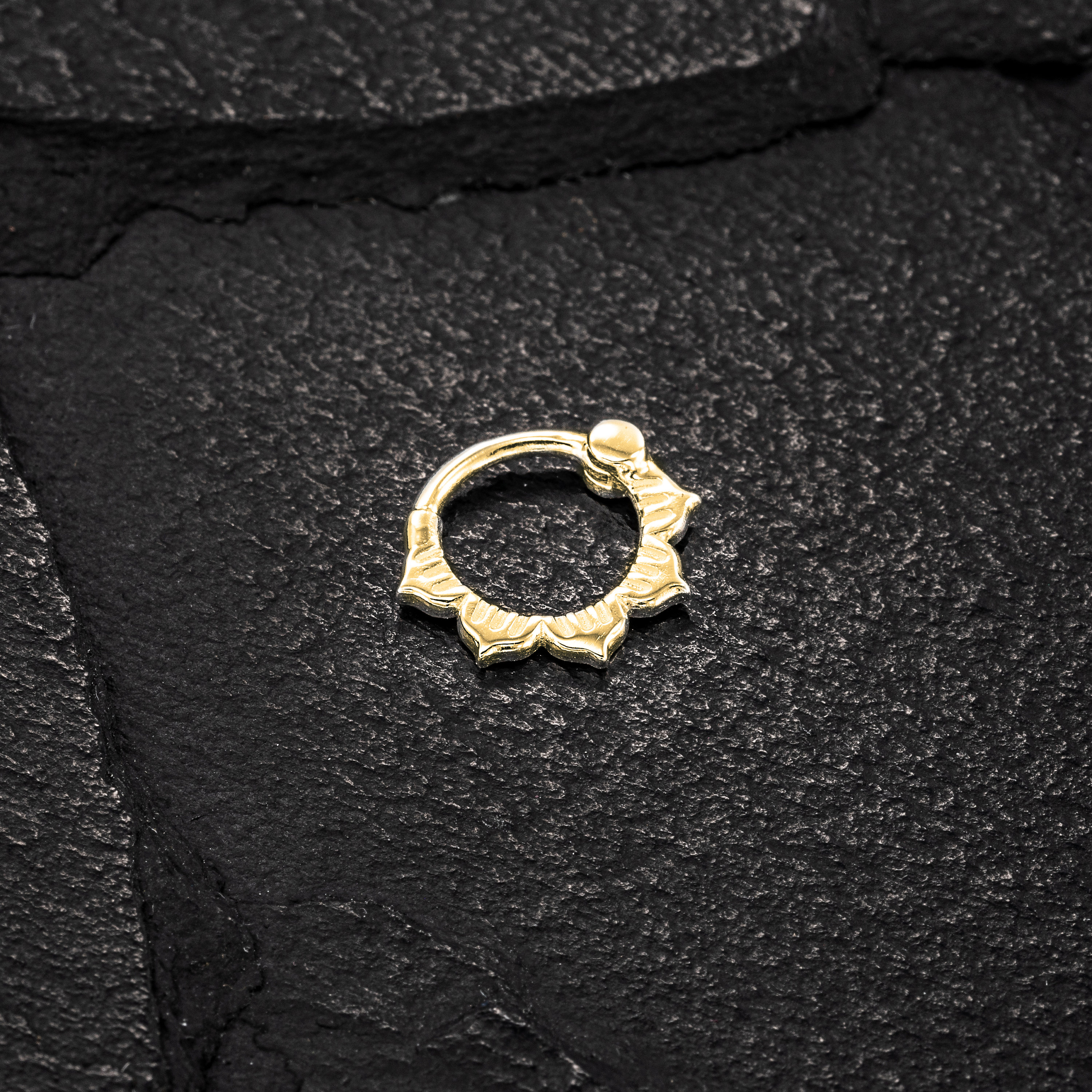 Daith Clicker Daith Earring Dainty Daith Hoop 18K Gold - Etsy