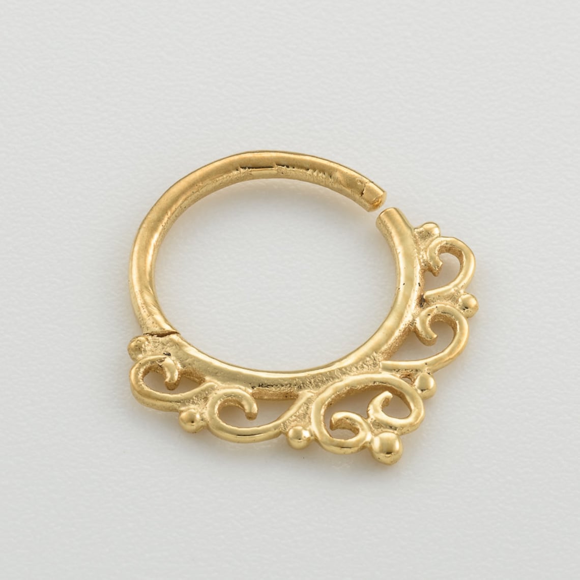 Tragus Piercing Silver Tragus Hoop Earring Tribal Tragus - Etsy