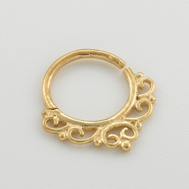 Tragus Piercing Silver Tragus Hoop Earring Tribal Tragus - Etsy