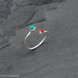 Gemstone Toe Ring, Silver Toe Ring, Foot Jewellery, Adjustable Toe Ring ...