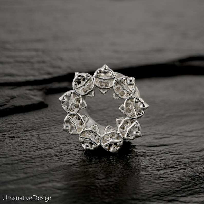 Sterling Silver Tunnels Ear Gauges Ear Tunnels Plugs and - Etsy