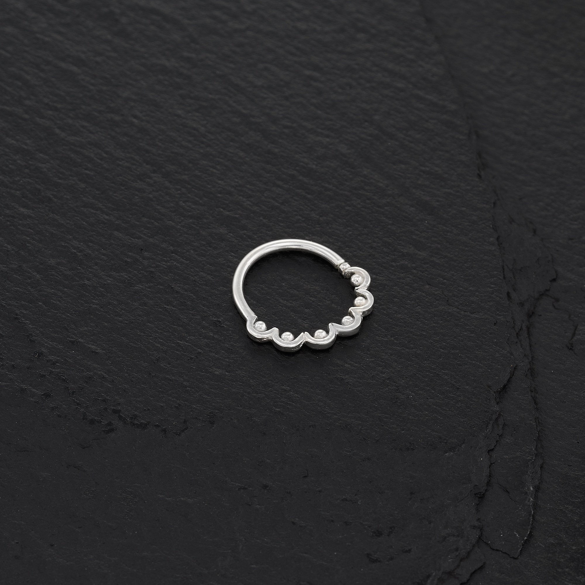 Dainty 6mm Septum Ring Snug Fit Septum Hoop Delicate Indian - Etsy