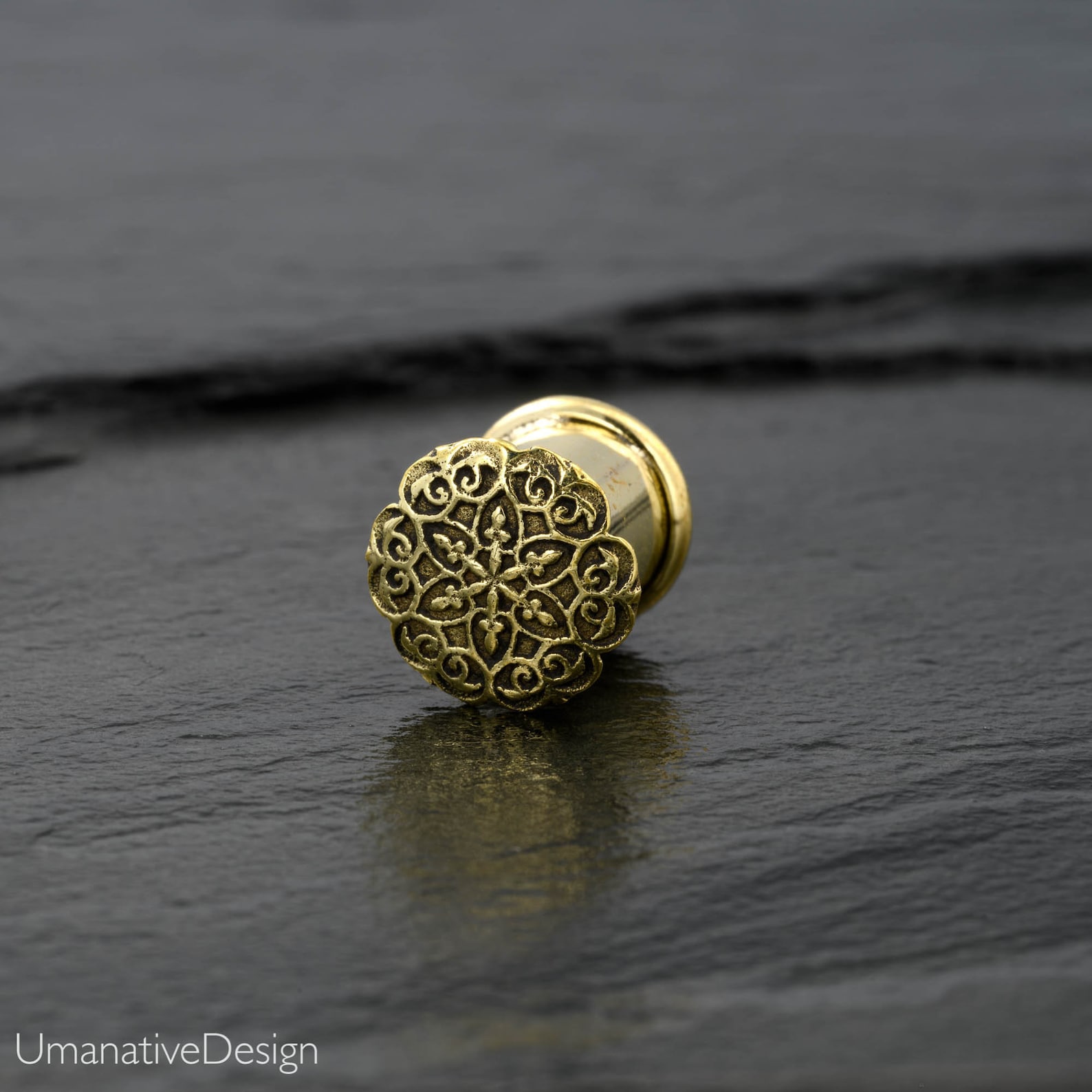 0g Gauges 8mm Ear Plugs Flower Gauges Plugs Gauges Gauges | Etsy