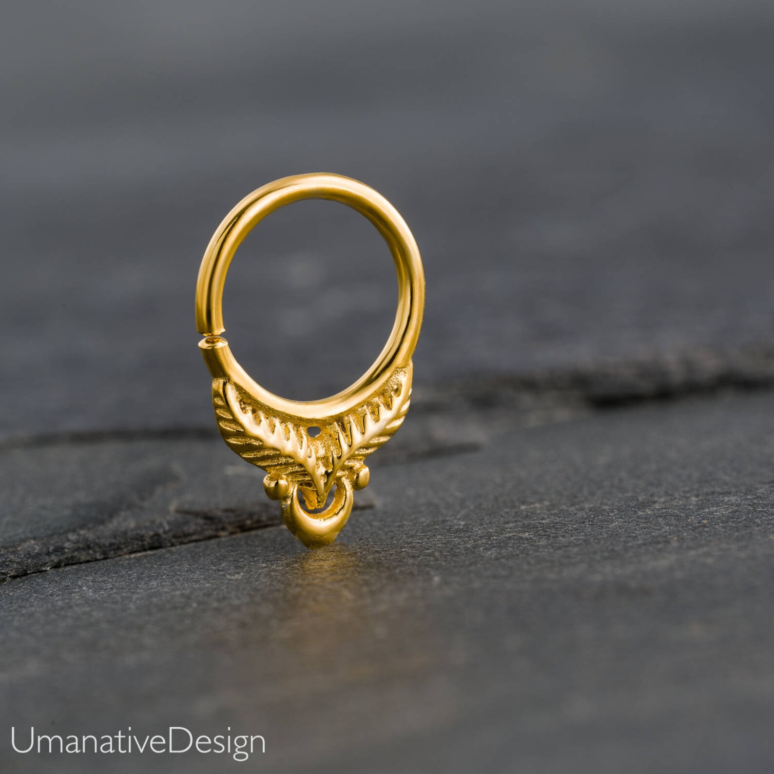 Septum Piercing, Tiny Septum Ring, Tribal Nose Ring, Nose Piercing ...