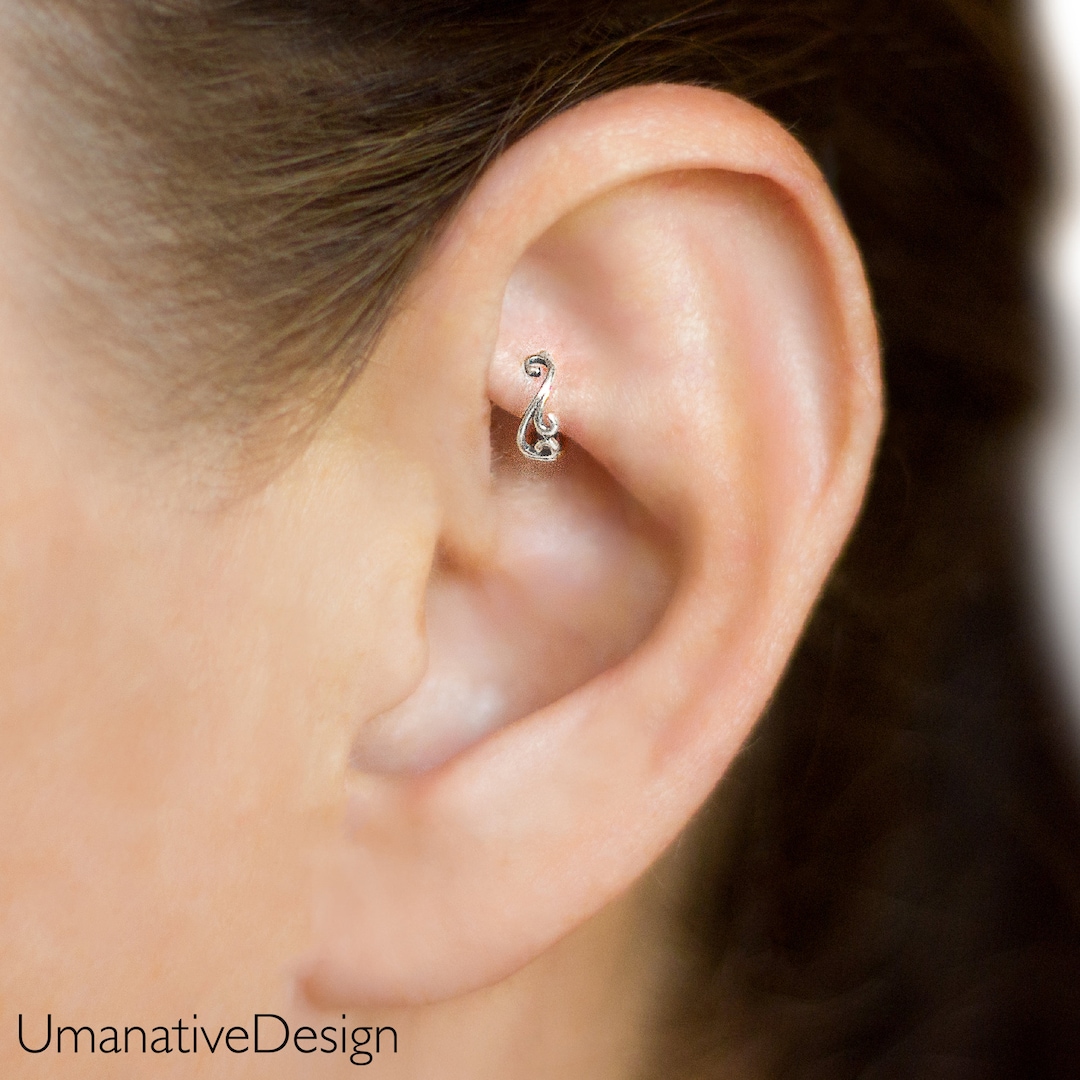 Rook Earring, Daith Earring, Conch Earring, Helix Piercing, Tragus ...