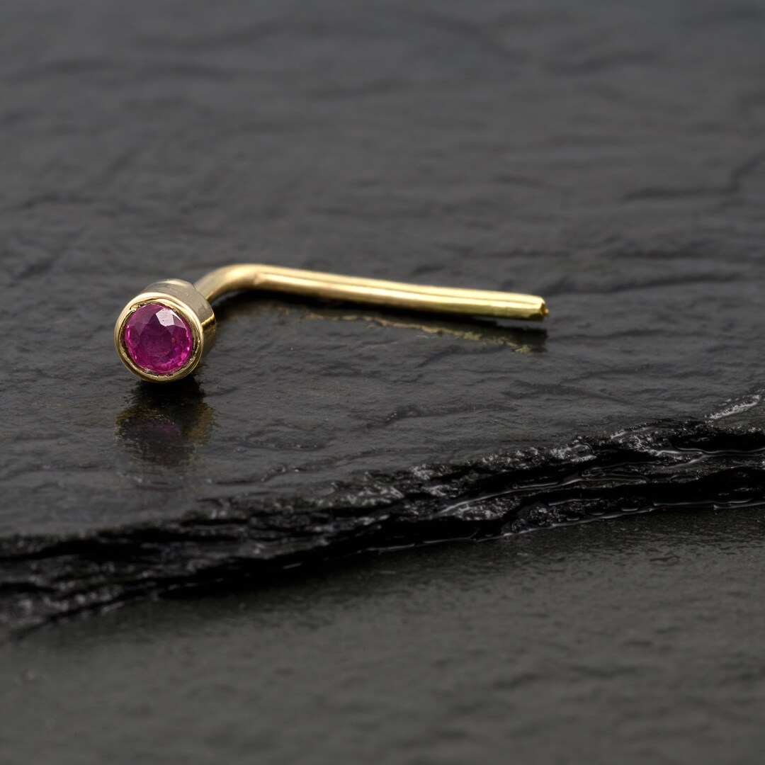 14k Gold Nose Stud, Tiny Nose Stud, Nose Jewelry, Indian Nose Ring ...