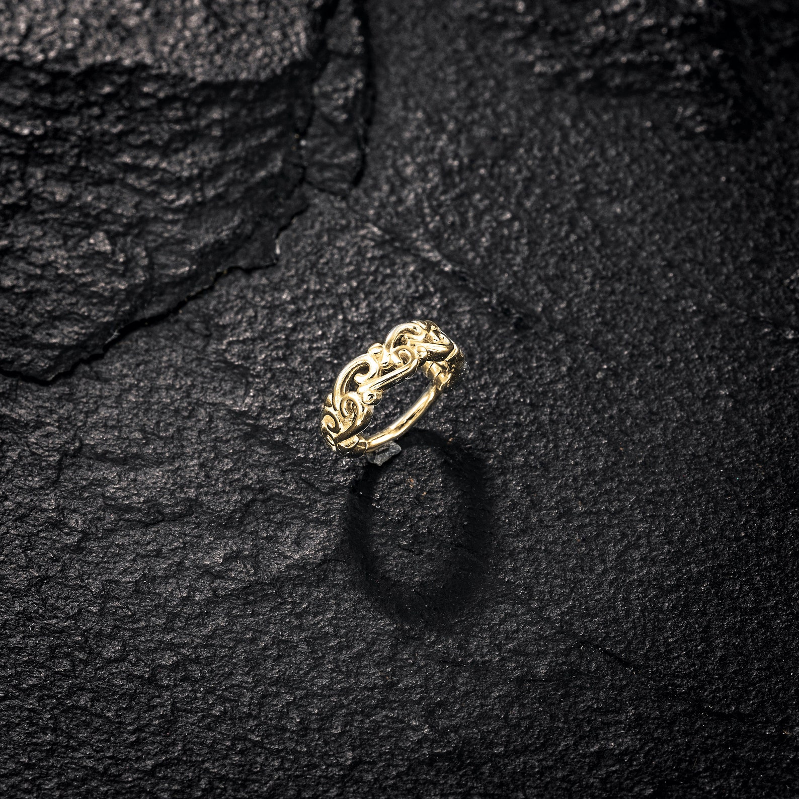 Gold Nose Ring, 18K Gold Vermeil Clicker Nose Ring, Nose Jewelry ...
