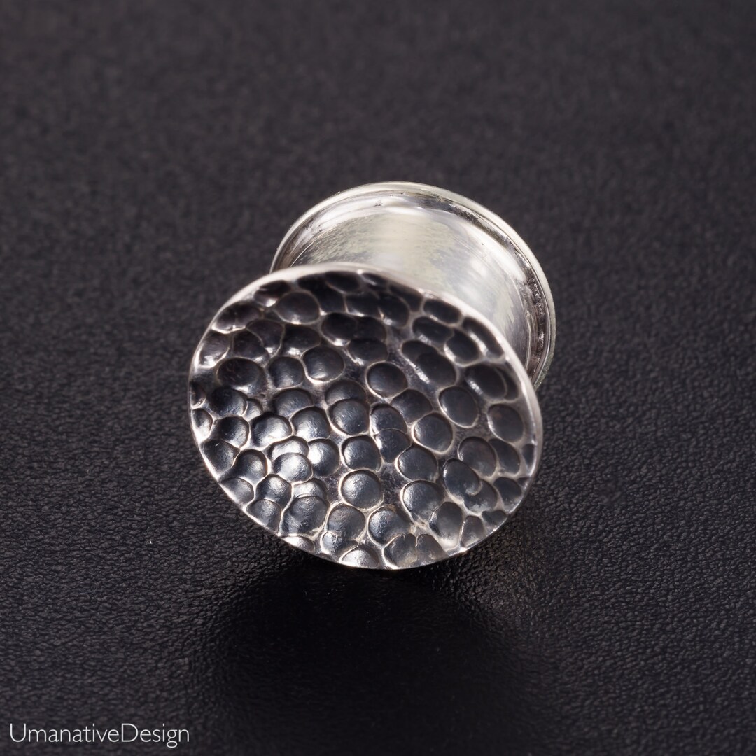 0g Sterling Silver Plugs. Silver Plug Earrings. Plug Earrings. Silver ...