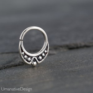 Tiny Septum Ring, 18g Septum Piercing., Septum Piercing, Nose Ring ...