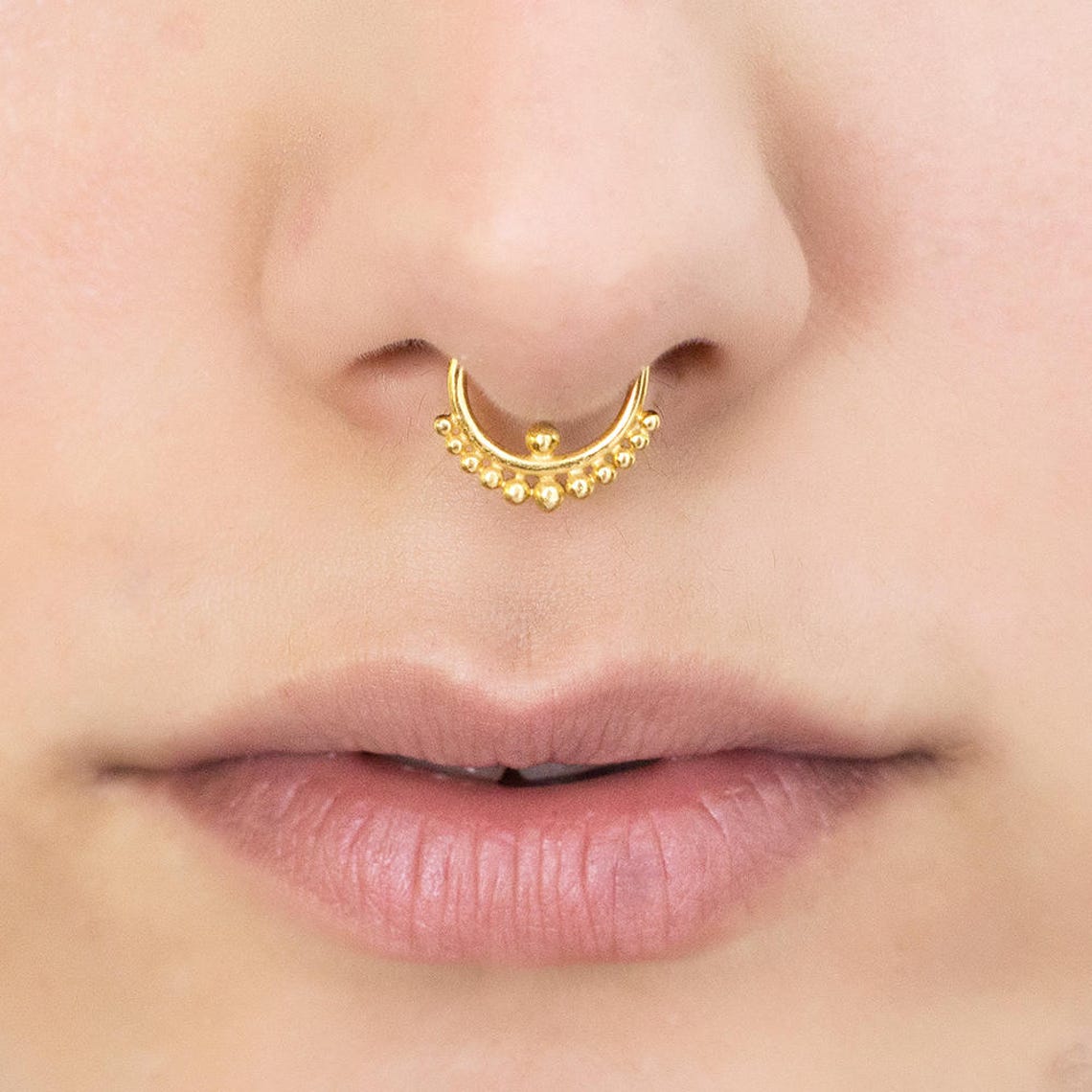 18g Septum Ring Septum Piercing Septum Jewelry Tribal Septum Etsy