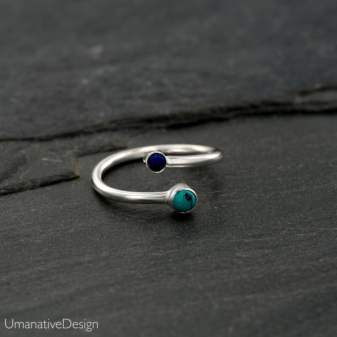 Gemstone Toe Ring, Silver Toe Ring, Foot Jewellery, Adjustable Toe Ring ...