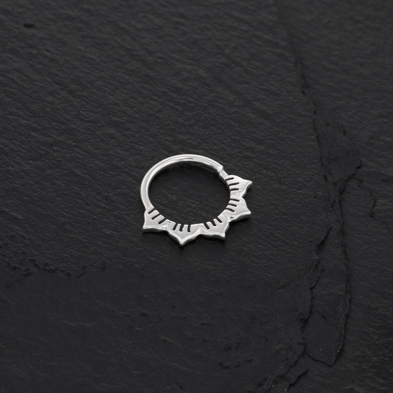 Minimalist Septum Ring 6mm Snug Fit Septum Hoop Gold Septum - Etsy