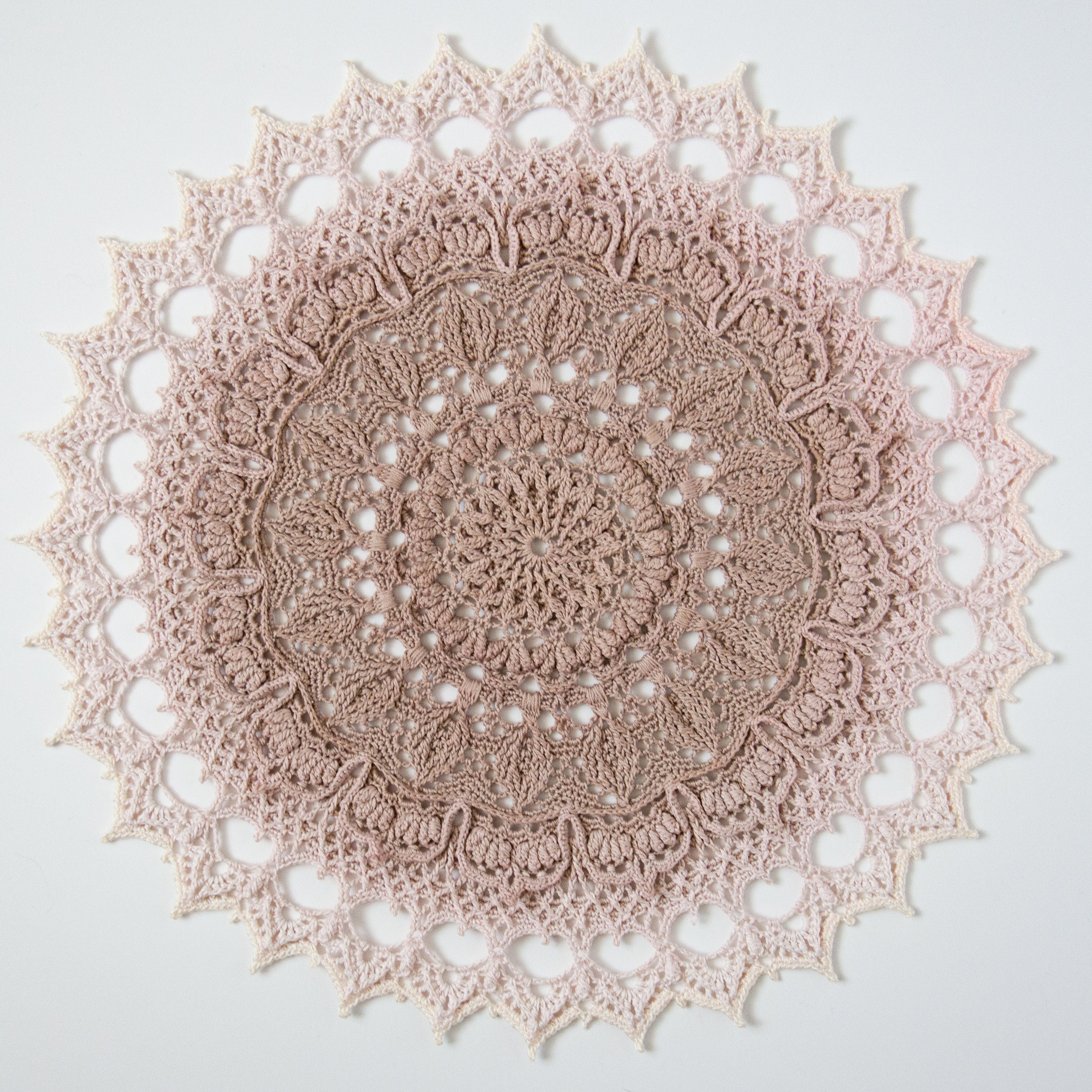 SANNA - Pattern for Crochet Doily (written Instructions + Full Chart ...