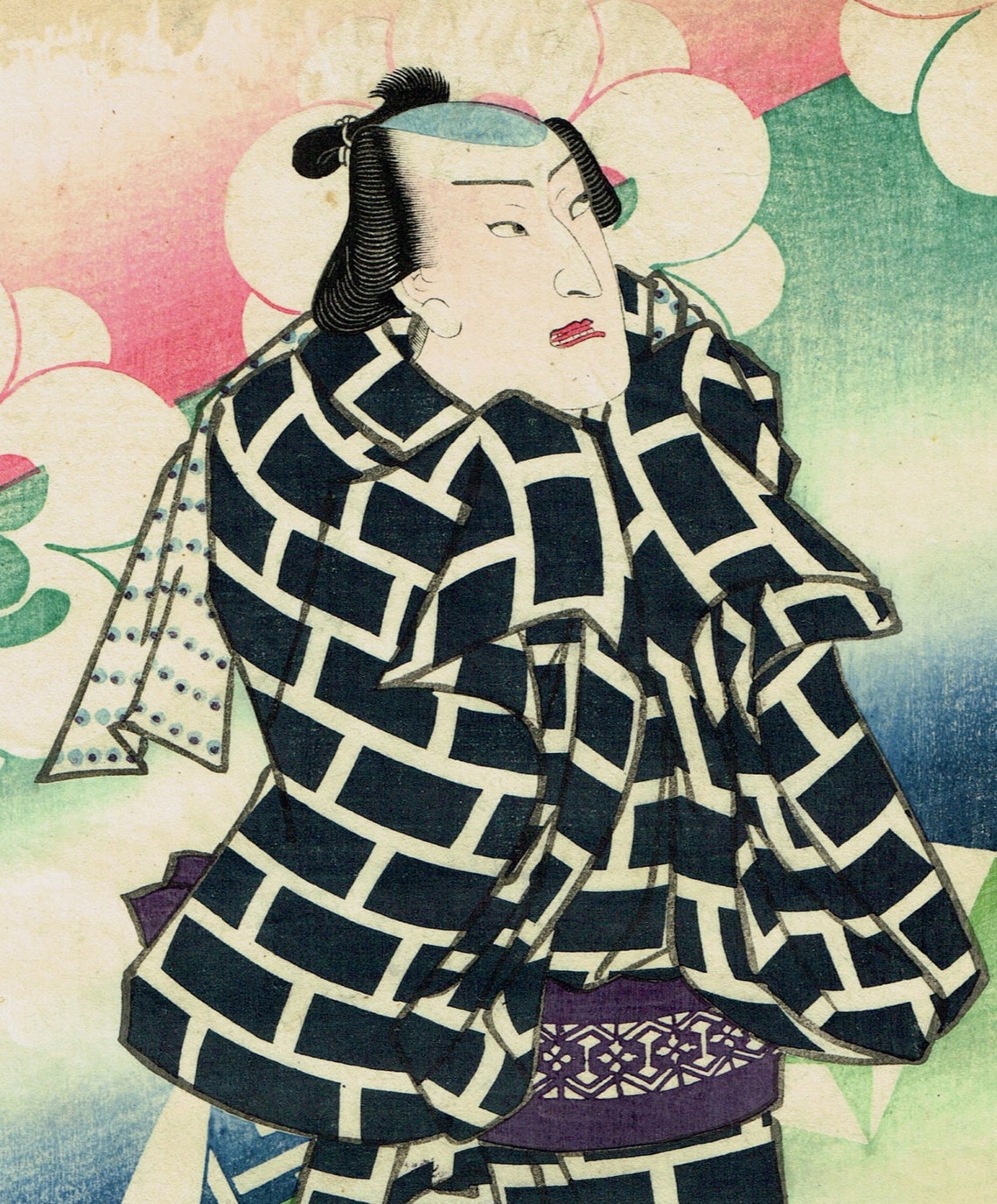 Japanese Original Ukiyo-e Woodblock Print 1859 Utagawa | Etsy