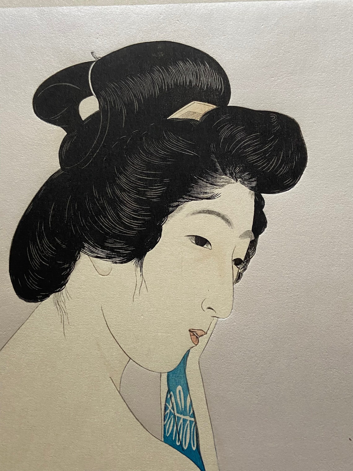 Hashiguchi Goyo, woman After the Bath - Etsy UK