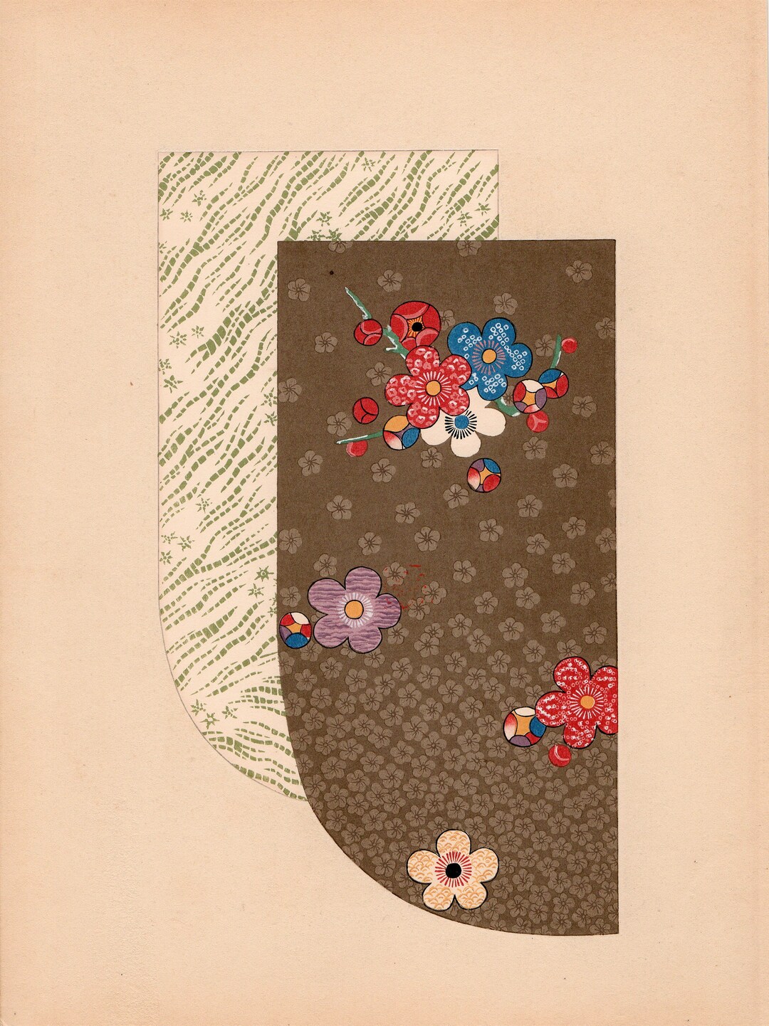 1936, Kano Shuho, Kimono Design. - Etsy